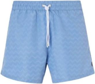 Missoni Homme, Maillots de bain, Bleu, Taille: S Mid-length Swim Shorts