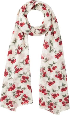 Twinset Femme, Accessoires, Multicolore, Taille: ONE Size Cherry Print Scarf