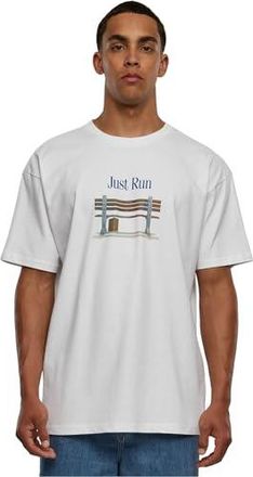 Mister Tee Credits Oversize Tee T-Shirt, White, XS Mixte