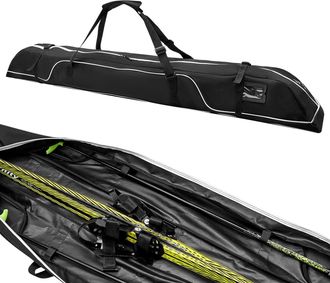 Generico Skitasche f&uuml;r Schnee, Taschen, 600D Oxford-Gewebe mit ergonomischem Griff, tragbarer Beh&auml;lter f&uuml;r Board, Befestigungen, Stiefel