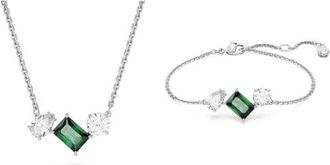 Swarovski Mesmera Collection, Collier & Bracelet, Vert