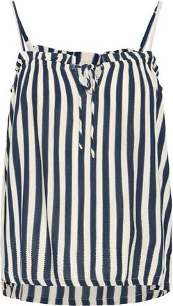 Ichi Ichi, Femme, Tops, Bleu, Taille: 44 FR Haut à Rayures à Pois Éclipse Totale