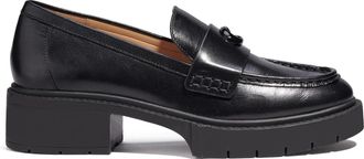 Coach Loafer - Leah Leather Loafer - Gr. 39 (EU) - in Schwarz - f&uuml;r Damen