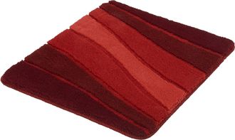 Kleine Wolke Meusch Badteppich Ocean rot 55 x 65 cm, Granat