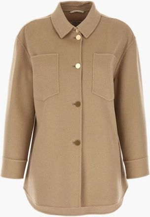 Max Mara Femme, Blouses et Chemises, Beige, Taille: 40 FR Giacca Eleonora