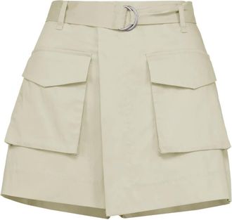 Bomboogie Femme, Shorts, Beige, Taille: 38 FR Shorts en m&eacute;lange de coton