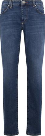 Philipp Plein Homme, Jeans, Bleu, Taille: W33 Jeans Basic Coupe Droite