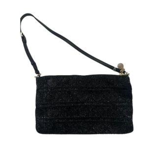 Dior Pochette Noire Cannage dOccasion avec Broderie de Perles - Femme - Pre-owned - Noir - Taille: ONE Size