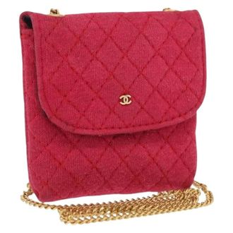 Chanel Sac bandouli&egrave;re vintage en coton Pre-owned - Femme - Pre-owned - Rose - Taille: ONE Size
