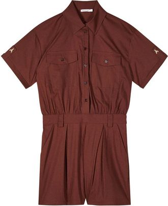 Patrizia Pepe Femme, Combinaisons et Ensembles, Brun, Taille: 42 FR Tuta corta