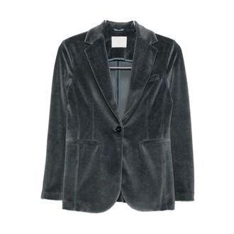 Circolo 1901 Sakko mit fallendem Revers - - Jackets - Damen - Blau - L