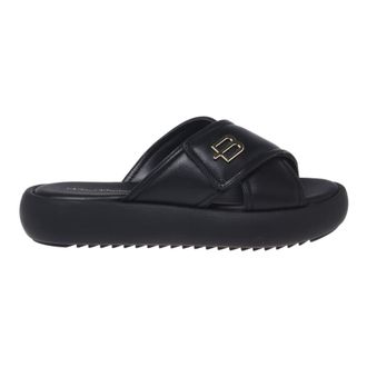 Baldinini Nappa Leder Pantolette - - Shoes - Damen - Schwarzk - 36 EU