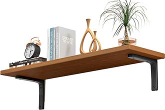 Generic Schwimmende Regale, Wandregale, Regale für die Wand für Lagerung, schwimmende Regal Maximale Last 25 kg, Wandregal für Wohnzimmer, Küche, Büro, Schlaf