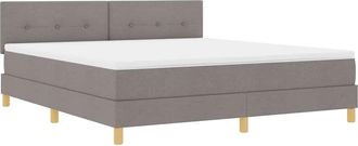 vidaXL Letto A Molle Con Materasso Talpa 180 X 200 Cm Tessuto Vidaxl
