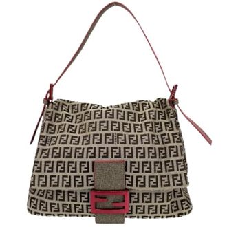 Fendi Pre-owned Canvas Shoulder Bag - - Pre-owned - Damen - Braun - ONE SIZE