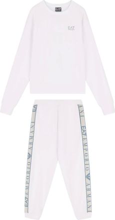 Emporio Armani Emporio Armani Ea7, Femme, Sport, Blanc, Taille: 36 FR Combinaison souple en jersey avec capuche