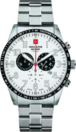 Swiss Alpine Military Homme, Accessoires, Gris, Taille: ONE Size Montre