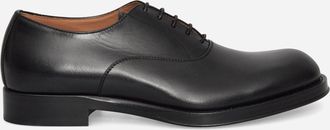 Dries Van Noten Leather Oxford Shoes Black