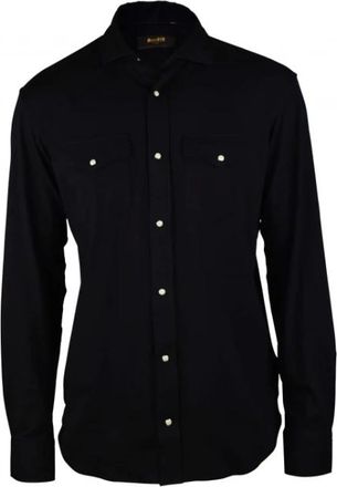 Moorer Homme, Chemises, Noir, Taille: L Chemise Garret M3
