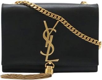 Saint Laurent Sac bandouli&egrave;re Pre-owned en toile - Femme - Pre-owned - Noir - Taille: ONE Size