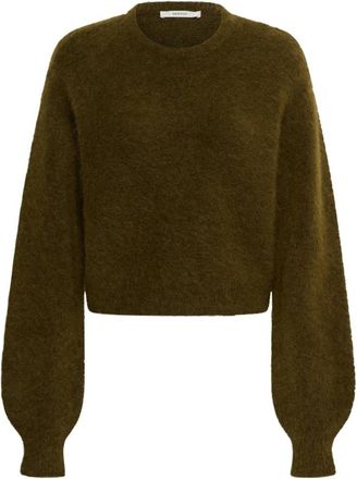 Gestuz Rundhals-Strickware - - Knitwear - Damen - Gr&uuml;n - M
