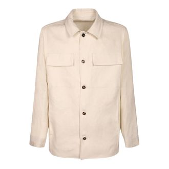 Dell'Oglio James 3259 Overshirt - - Jackets - Herren - Beige - M