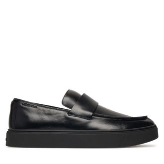 Calvin Klein Halbschuhe Calvin Klein Hybrid Clean Cup Loafer Band Lth HM0HM02250 Schwarz