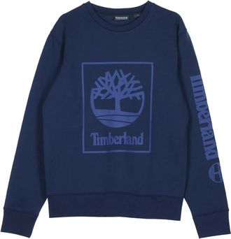 Timberland Seasonal Tree Rundhals-Sweatshirt - - Sweatshirts & Hoodies - Herren - Blau - S
