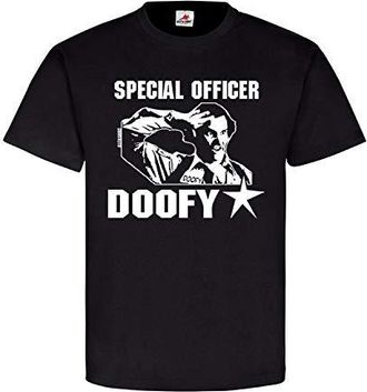 Copytec T-shirt de policier &laquo; The Special Officer Doofy Gilmore Mongo &raquo; - 20072 - Noir - Medium