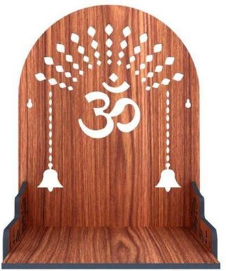 Generic Aashita Creations Tempel/Pooja-Mandir, handgefertigt, klein, aus Holz