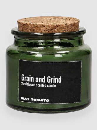 Blue Tomato Glass Jar Bougie noir
