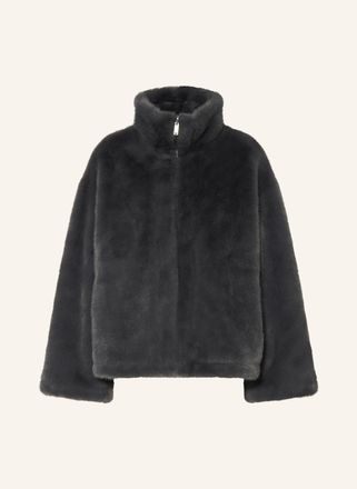 Studio AR Studio Ar Kunstpelz-Jacke Mara Zum Wenden schwarz