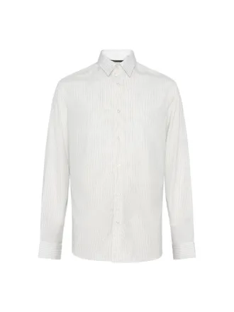 low brand Mens Shirt White Cotton