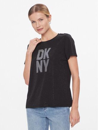 DKNY T-Shirt P3JHXDNA Schwarz Regular Fit