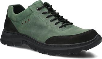 Nagaba Chaussures de randonnée Masculin - de trekking Mocassins dextérieur Masculin Cuir véritable, avec lacets - Chaussures en cuir à semelle épaisse et ant