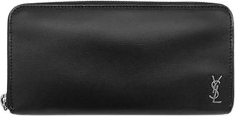 Saint Laurent Portefeuille Long Pre-owned - Femme - Pre-owned - Noir - Taille: ONE Size
