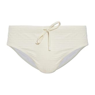 Balmain Monogram Badeshorts - - Swimwear - Herren - Beige - 2XL