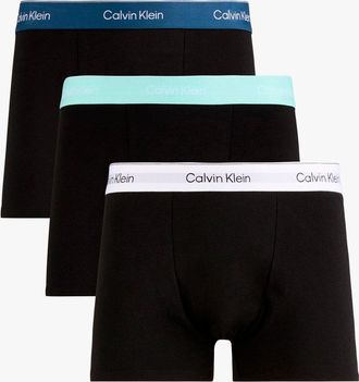Calvin Klein Lot de 3 boxers en coton m&eacute;lang&eacute;