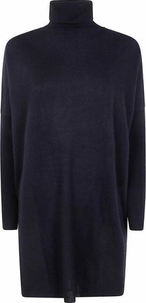 Absolut Cashmere Pull Col Roul&eacute; - Noir
