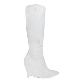 Maison Margiela Ledermokassins mit Keilabsatz - - Shoes - Damen - Wei&szlig; - 36 EU