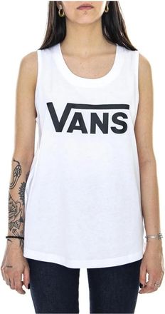 Vans Femme, Tops, Blanc, Taille: 38 FR D&eacute;bardeur