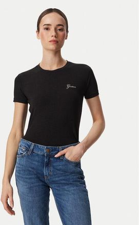 Guess T-Shirt W6YI12 K3751 Schwarz Regular Fit