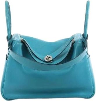 Herm&egrave;s Pre-owned Lindy 30 - Femme - Pre-owned - Bleu - Taille: ONE Size