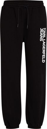 Karl Lagerfeld Jogginghose mit Logo-Streifen - Schwarz