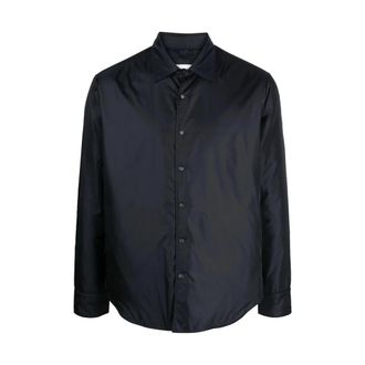 Aspesi Schwarzes Klassisches Hemd Mit Kn&ouml;pfen - - Jackets - Herren - Schwarzk - 2XL