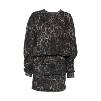 Just Cavalli Robe Courte Graphique - Femme - Robes - Noir - Taille: 40 FR