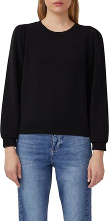 s.Oliver Scuba-Sweatshirt mit Puffärmeln