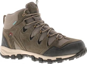 Wynsors Bottes de randonnée et de marche imperméables pour homme - Dessus en maille de daim - Semelle intermédiaire légère en EVA - Semelle extérieure en caou