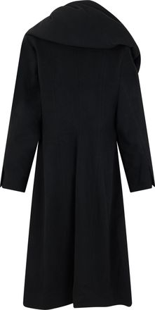 Vivienne Westwood Wool Blend Asymmetric Coat - Black