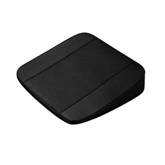 Generic Autositzkissen Keilkissen f&uuml;r FIAT 500 2011-2023, Sitzerh&ouml;hung Auto Entlastet das Stei&szlig;bein Memory Foam Atmungsaktiv Zubeh&ouml;r,Black-4cm
